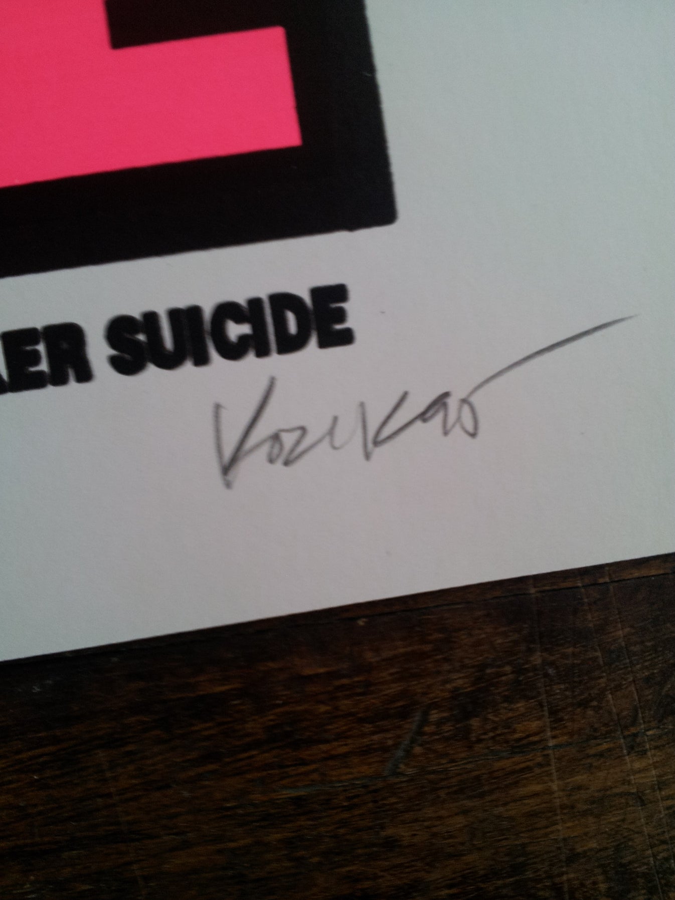 Kozik - 1995 - Love American Style - Manson Print – Nevermind Gallery