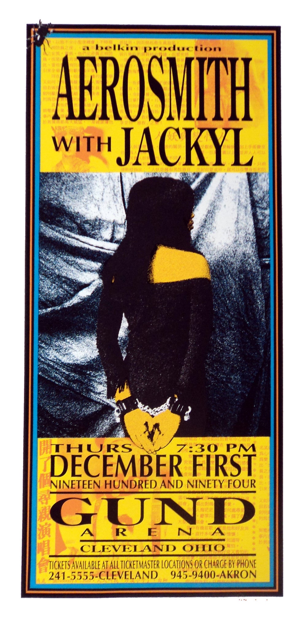 Mark Arminski - 1994 - Aerosmith Concert Poster – Nevermind Gallery